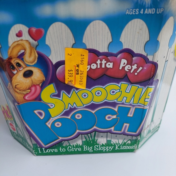 Mattel | Toys | Vintage In Box Smoochie Pooch Dog Interactive Stuffed ...